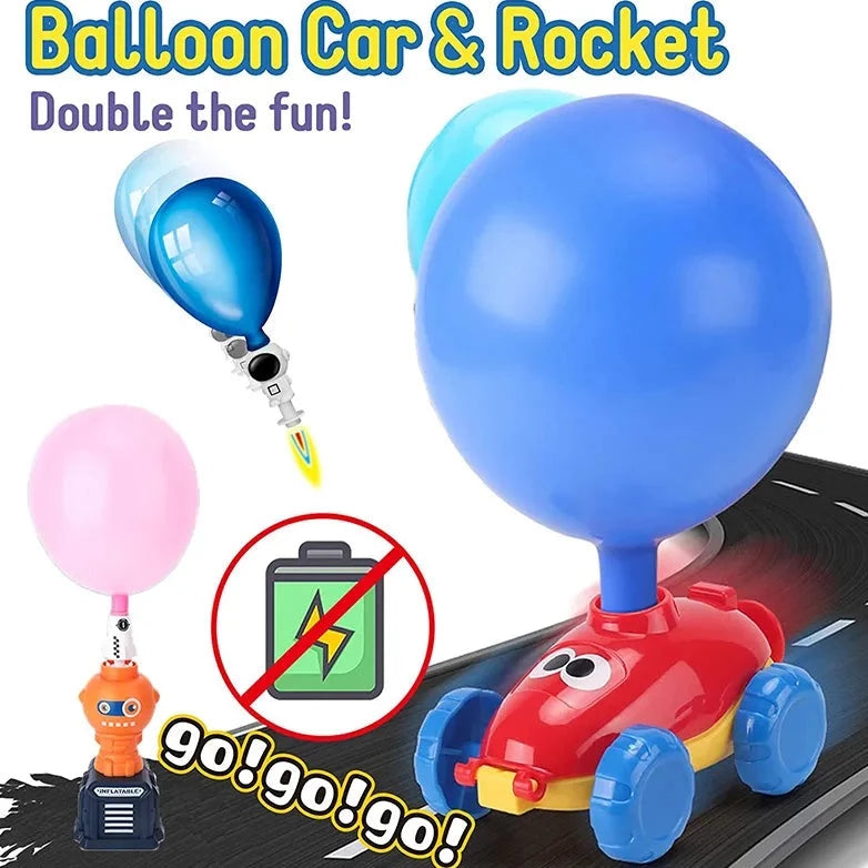 Juego aerodinámico importado 🎈Magic GLOB 6en1 🏎 (Carros+Astronauta+Nav ...