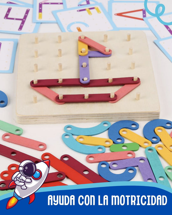 Juego Didáctico de Letras y Números 🧩ABC Build&Learn🎯 (Aprende, constr ...
