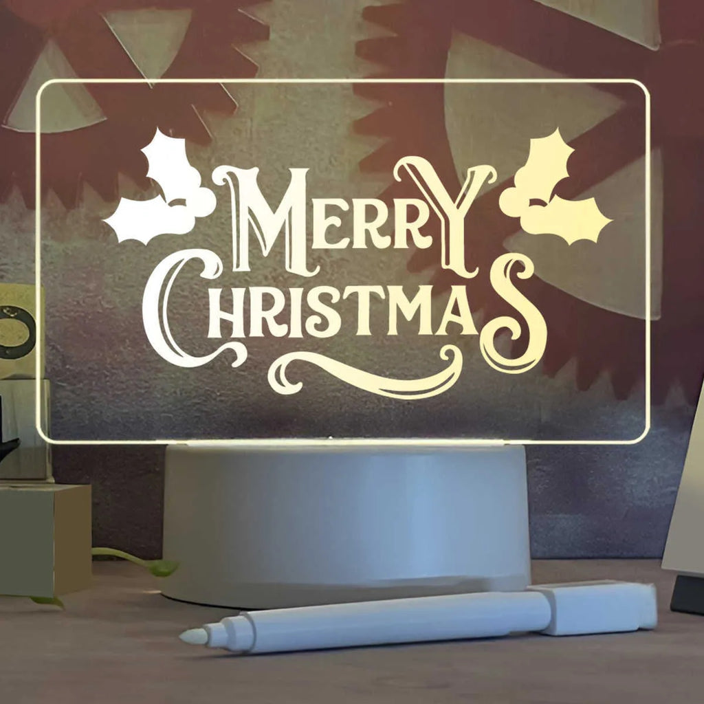 Tablero de notas Led 🖋 LOVE WORDS 😍 (Decorativo, Incluye lapicero borr ...